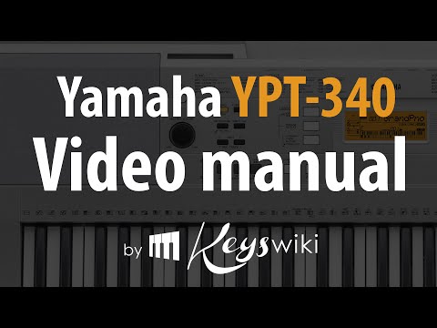 Yamaha YPT-340 / PSR-E343. Features & manual