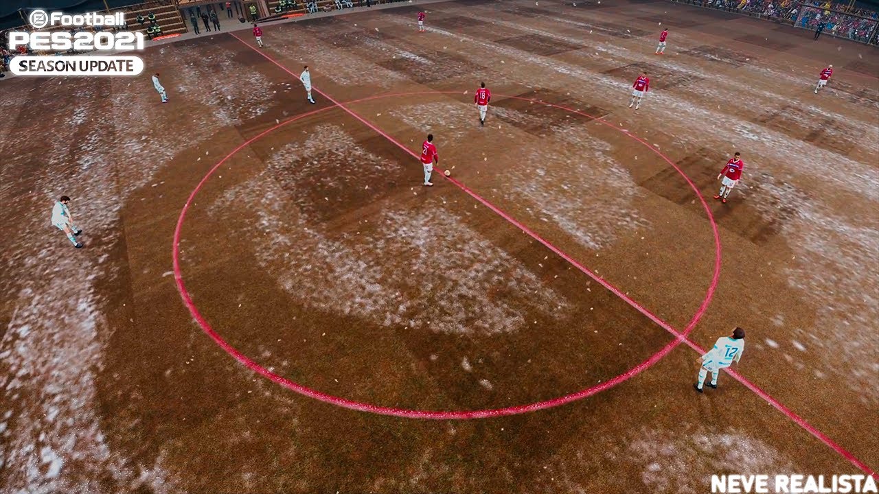 NEVE REALISTA NO PES 2021 (INSTALAÇÃO) - YouTube