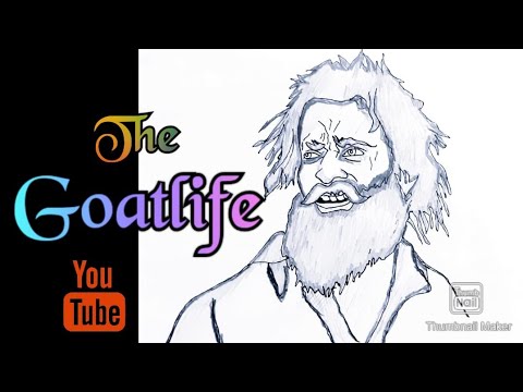 THE GOATLIFE | AADUJEEVITHAM| ആടുജീവിതം | #goatlifedrawing | # ...