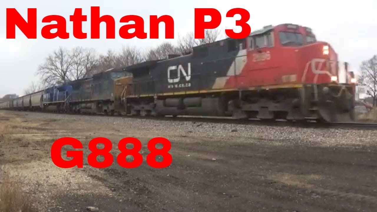 CN 2696 Leads G88 0n 11,24,18 with an awesome Nathan P3 - YouTube