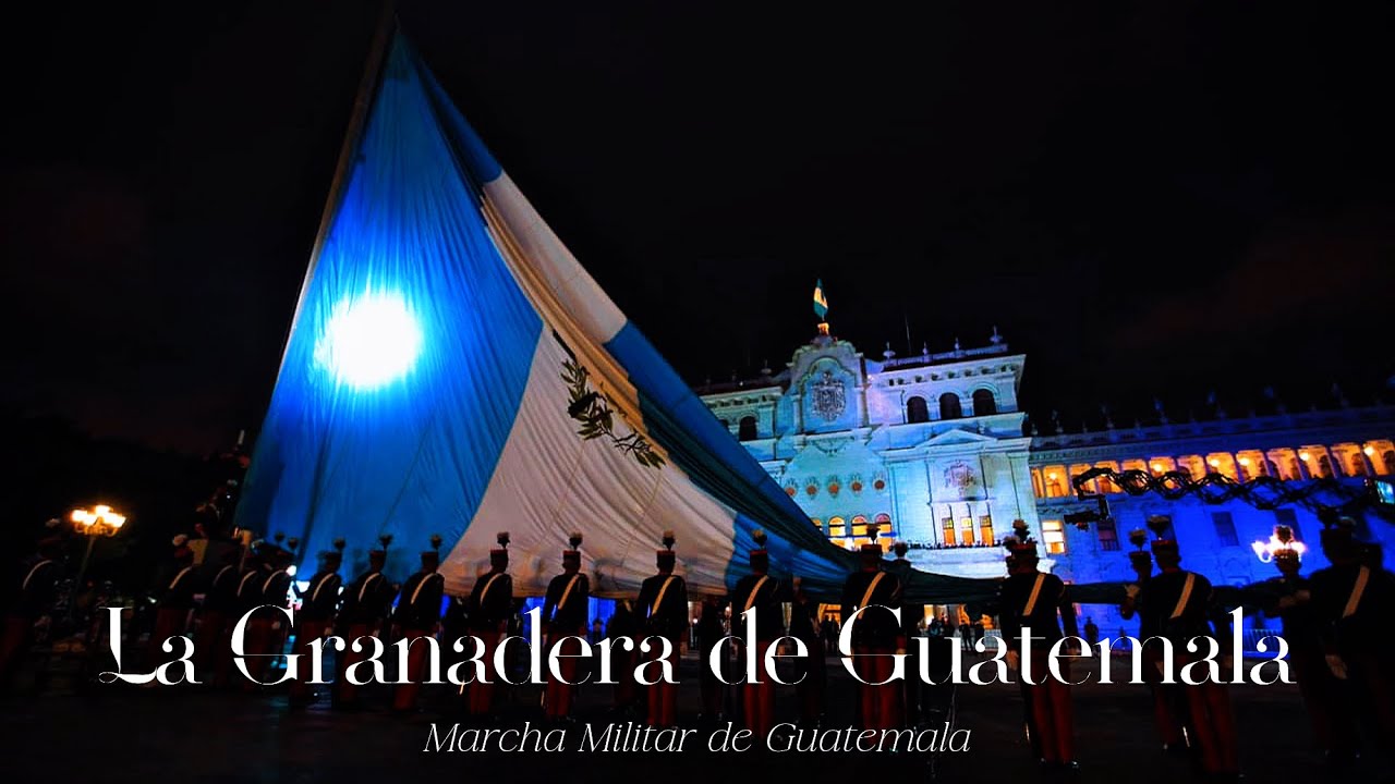 La Granadera de Guatemala ~ Izada del Pabellón Nacional de Guatemala en ...