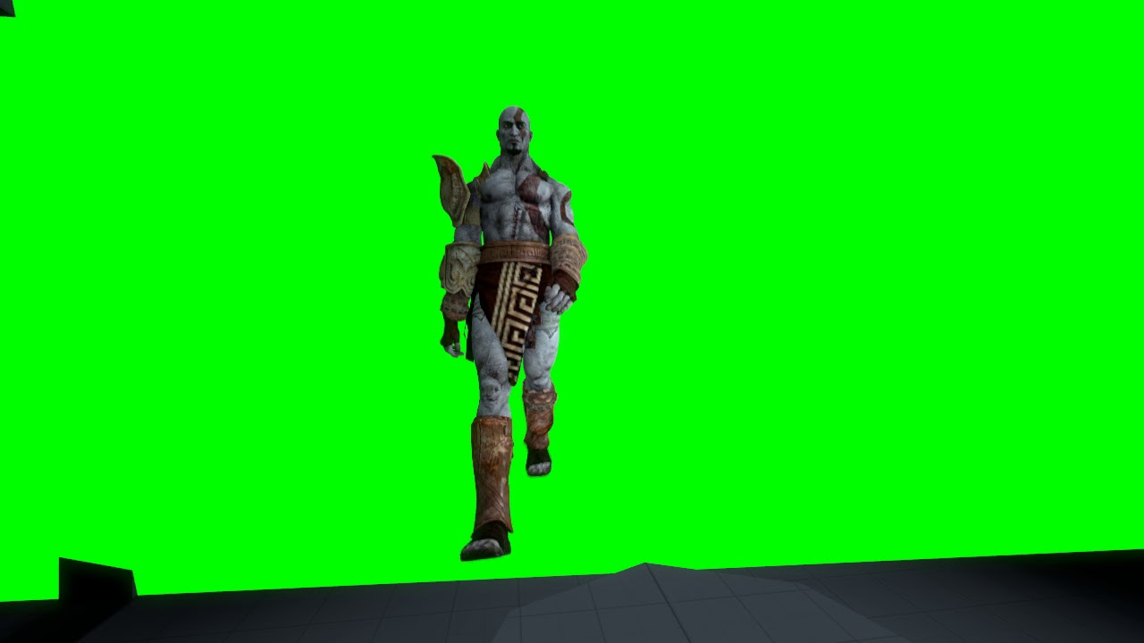 Kratos Walking - Green Screen (SFM) - YouTube