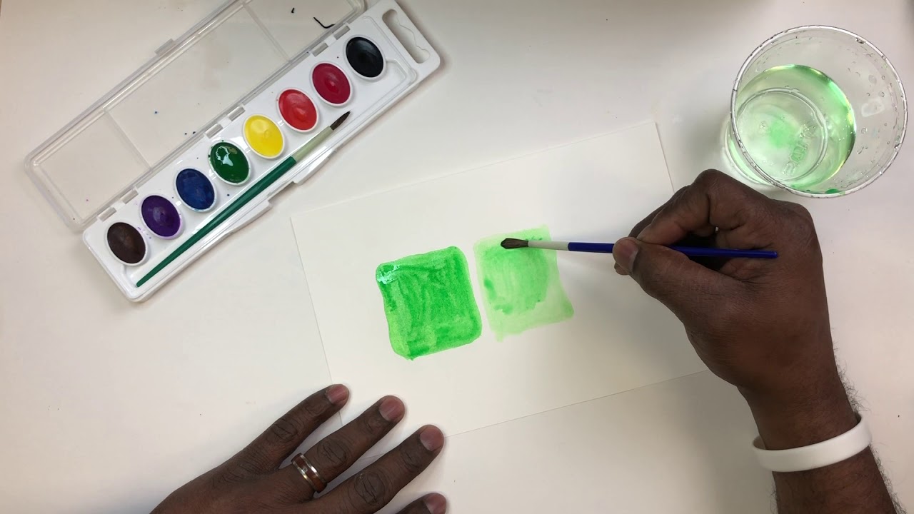 Art Lessons For Kids: Watercolor Value Practice Pt 1 - YouTube