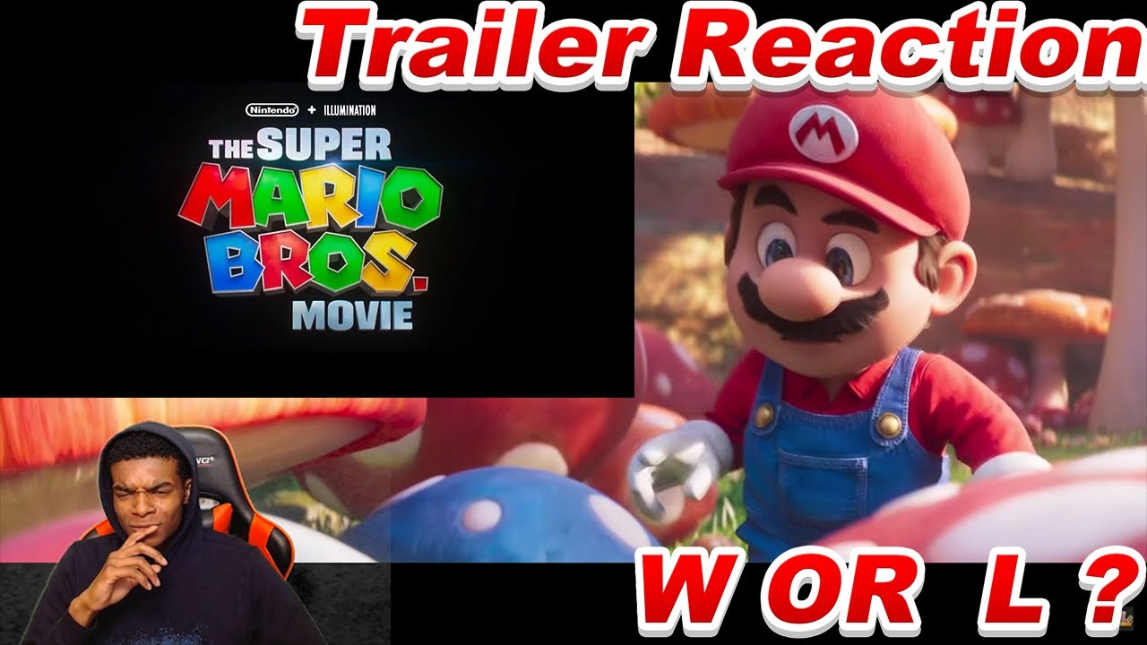 The Super Mario Bros LOOKS NICE!!!! TEASE TRAILER REACTION - YouTube
