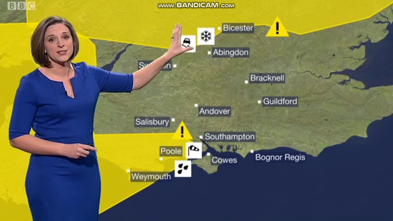 Sarah Farmer - South Today weather - (14/12/2018) - HD - YouTube