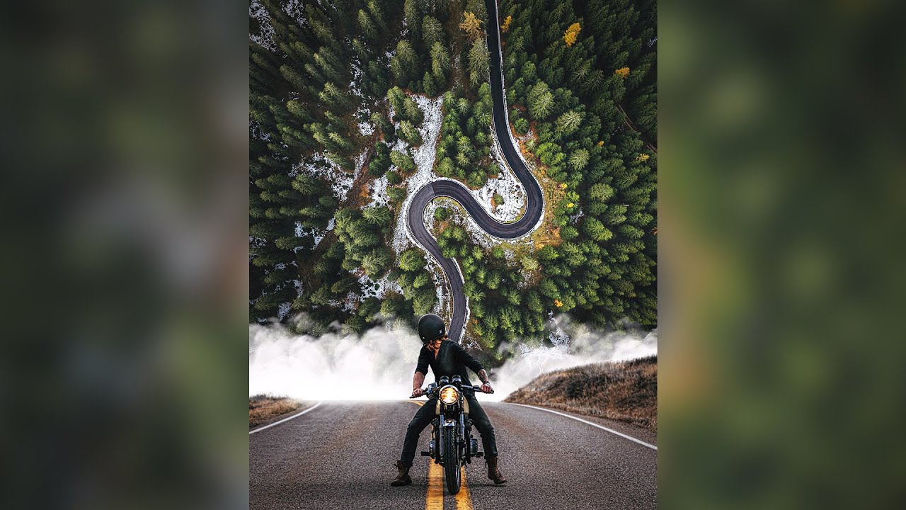 Surreal Road View Photo Manipulation Photoshop Tutorial #photoshop # ...