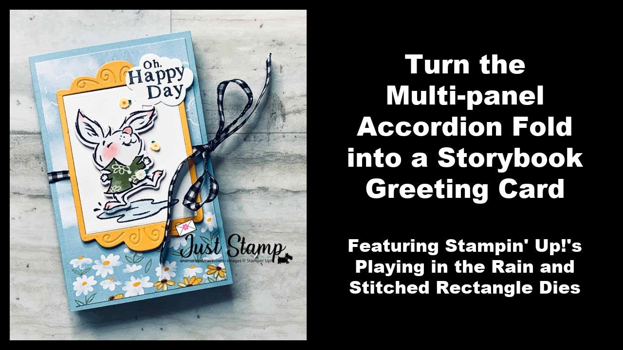Make a Multi-panel Accordion Fold into a Storybook Greeting | Feb 2023 ...