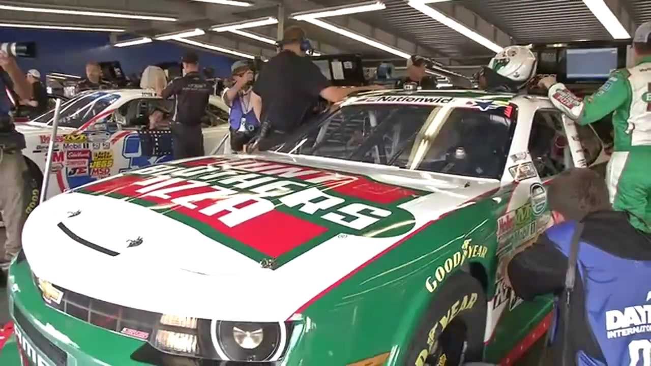 Garagecam Replay: Daytona Nationwide Garage - YouTube