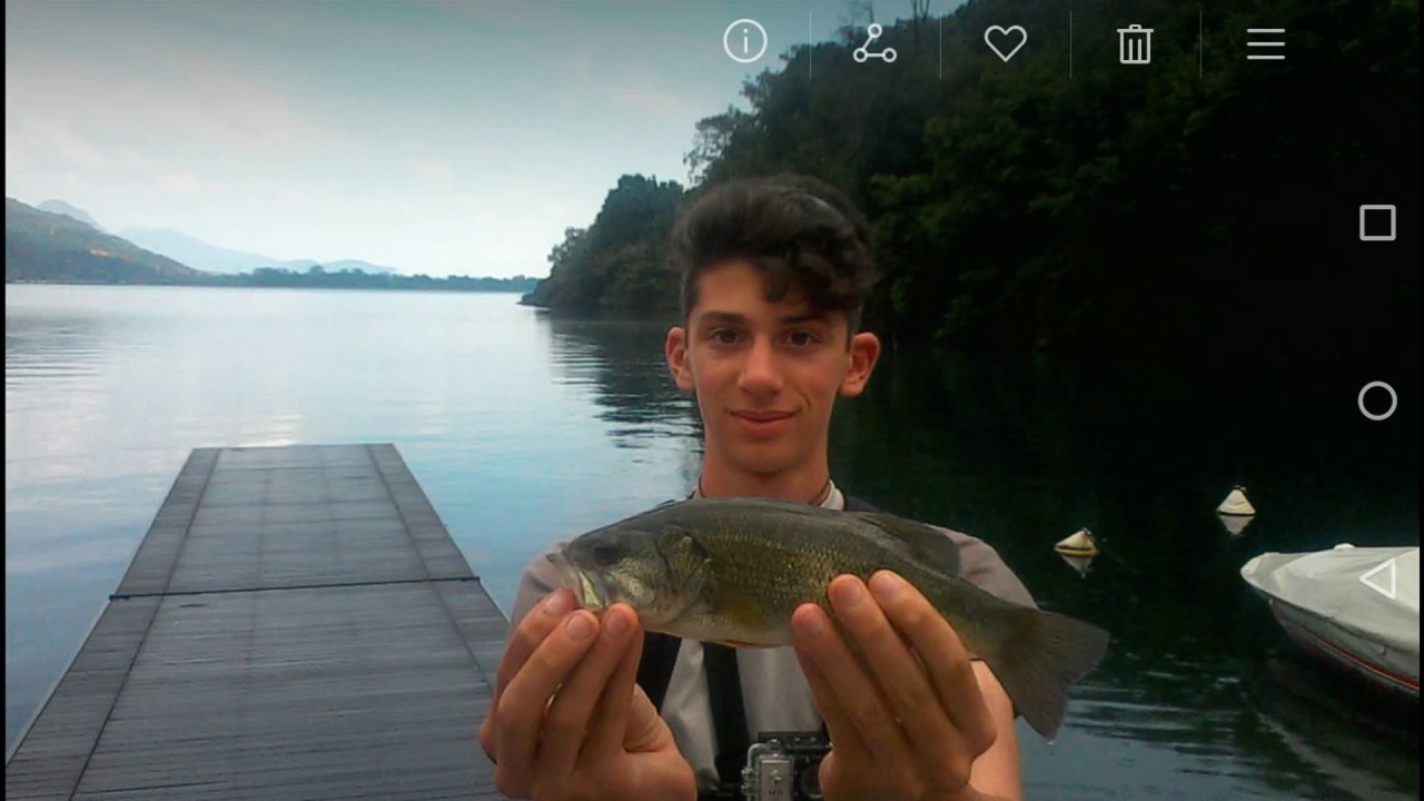 PESCA AL BASS AL LAGO DI MERGOZZO - YouTube