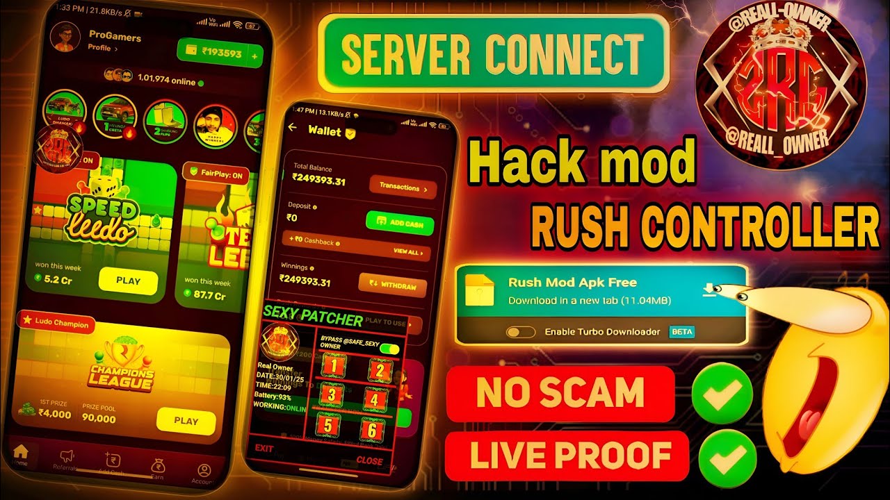 Rush by Hike | | Rush Controller Hack | Rush Hack Mod😱 | Rush Hack | Sexy Patcher Apk - YouTube