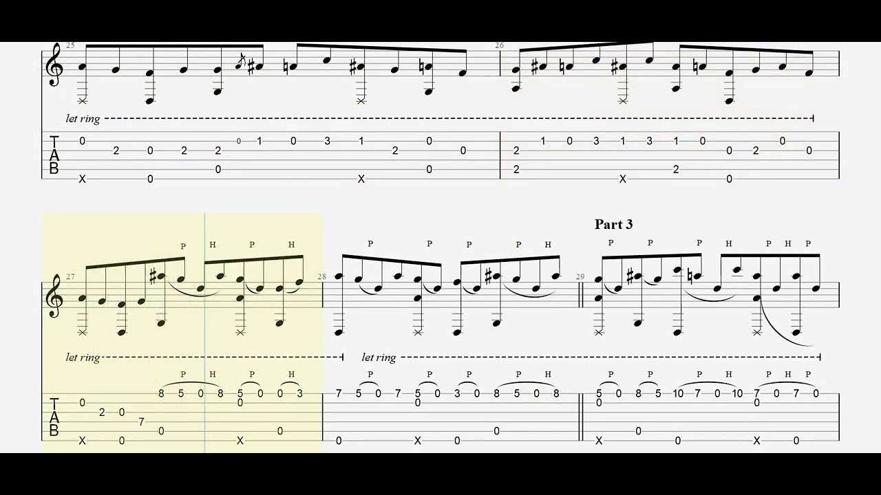 Interstellar Theme (Eiro Nareth ) Tabs sheet music - YouTube