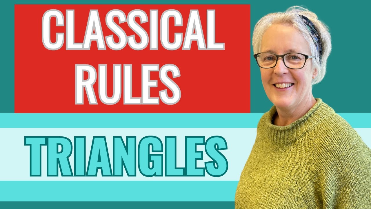 THE CLASSICAL RULES OF MOSAICS: USING TRIANGLES, YES OR NO? - YouTube