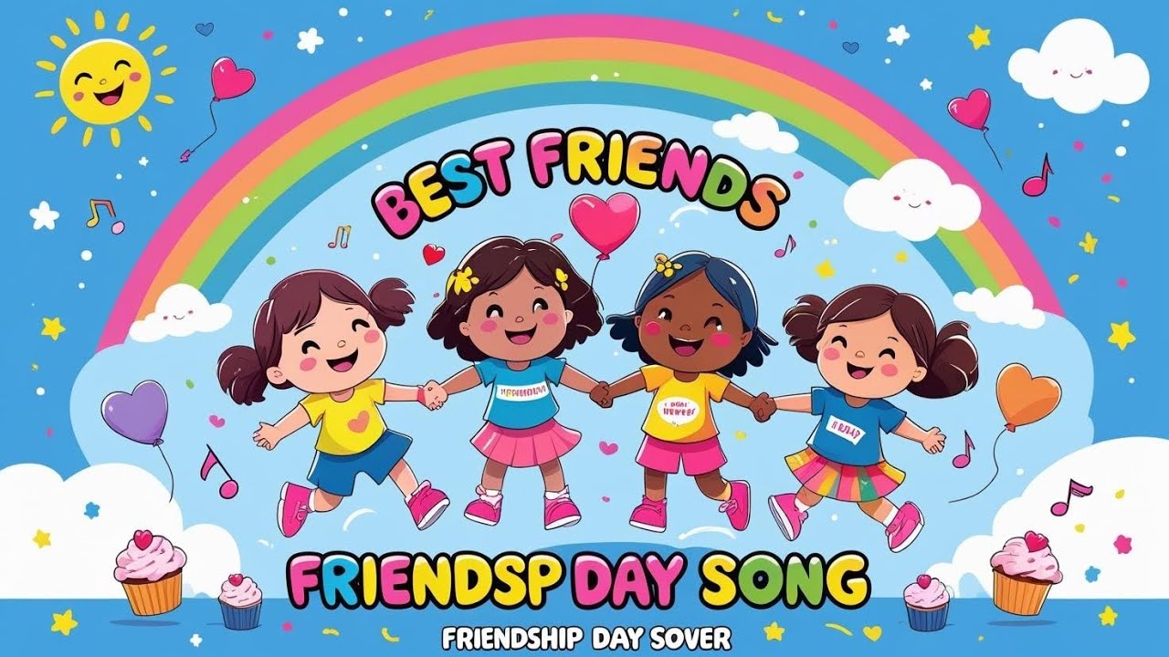 Best Friends Forever 💖 | Friendship Day Song for Kids | Sing Along ...