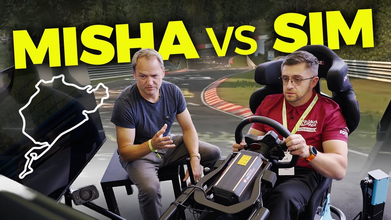 Can Ex-Stig Ruin Misha's Perfect Sim Lap? - YouTube