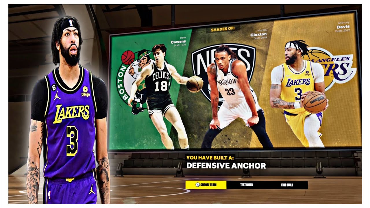 THIS ANTHONY DAVIS BUILD NBA 2K23 NEXT GEN CAN GUARD 1-5 (SILVER CLAMPS ...