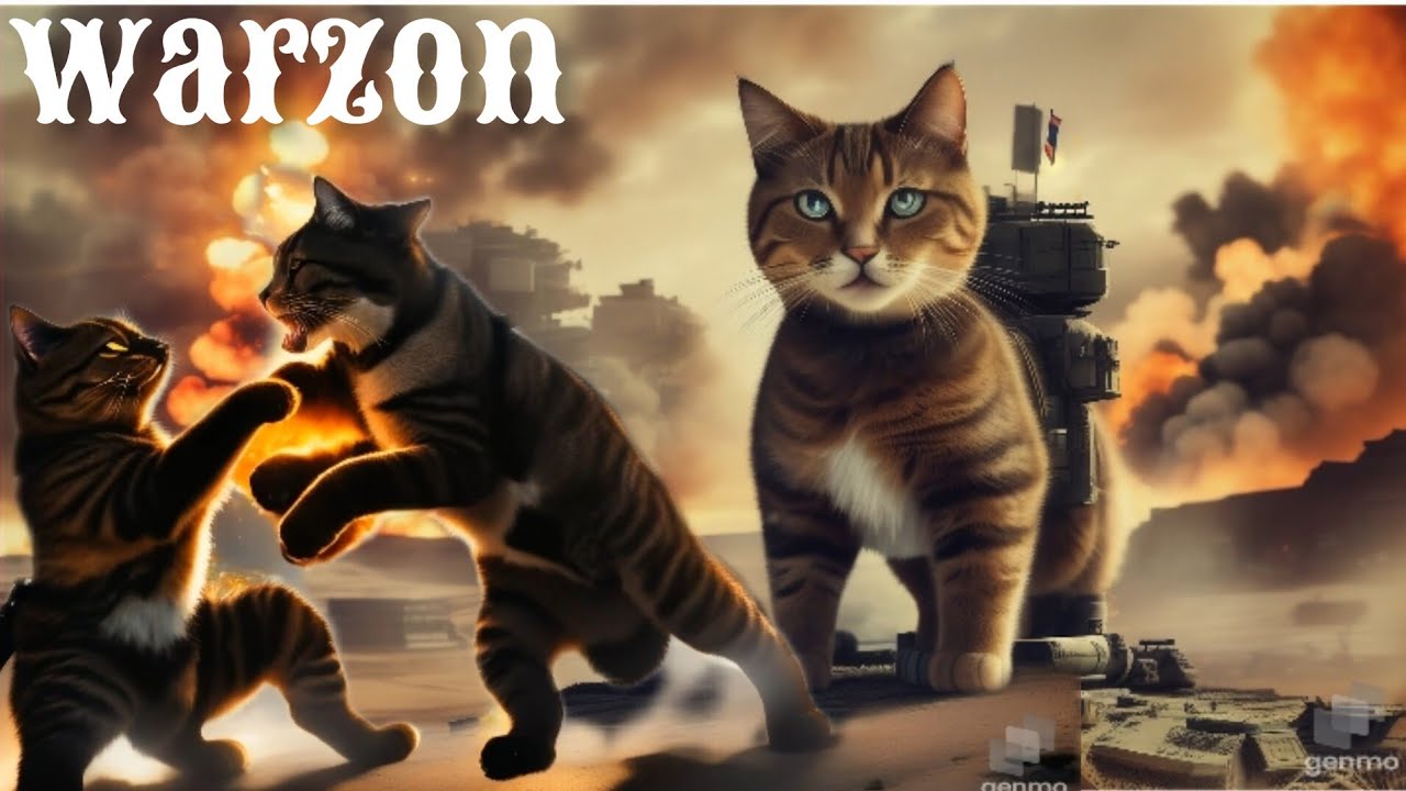 commando cat 🐈 in war zone #warzone #commando - YouTube