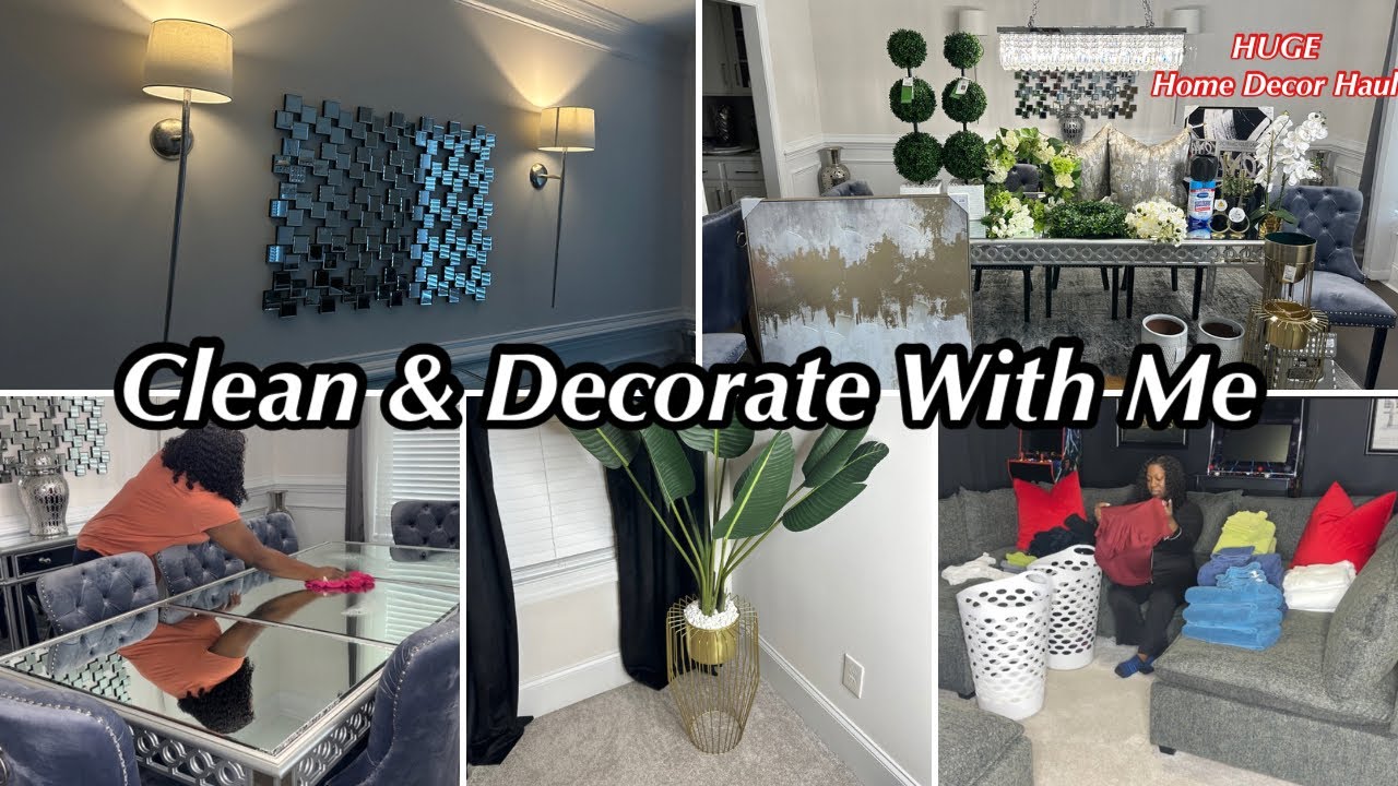 CLEAN/DECORATE & CHAT WITH ME| CLEANING MOTIVATION & HOME DECORATING ...