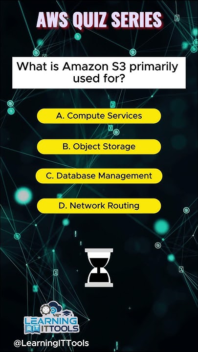 AWS Quiz - Q3: What is Amazon S3 primarily used for? #aws #awsquiz #quiz #cloudcomputing - YouTube