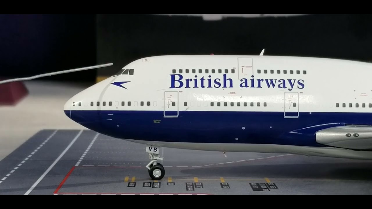 Gemini 200 Vintage British Airways B747-400(Heritage Retro Negus Livery ...