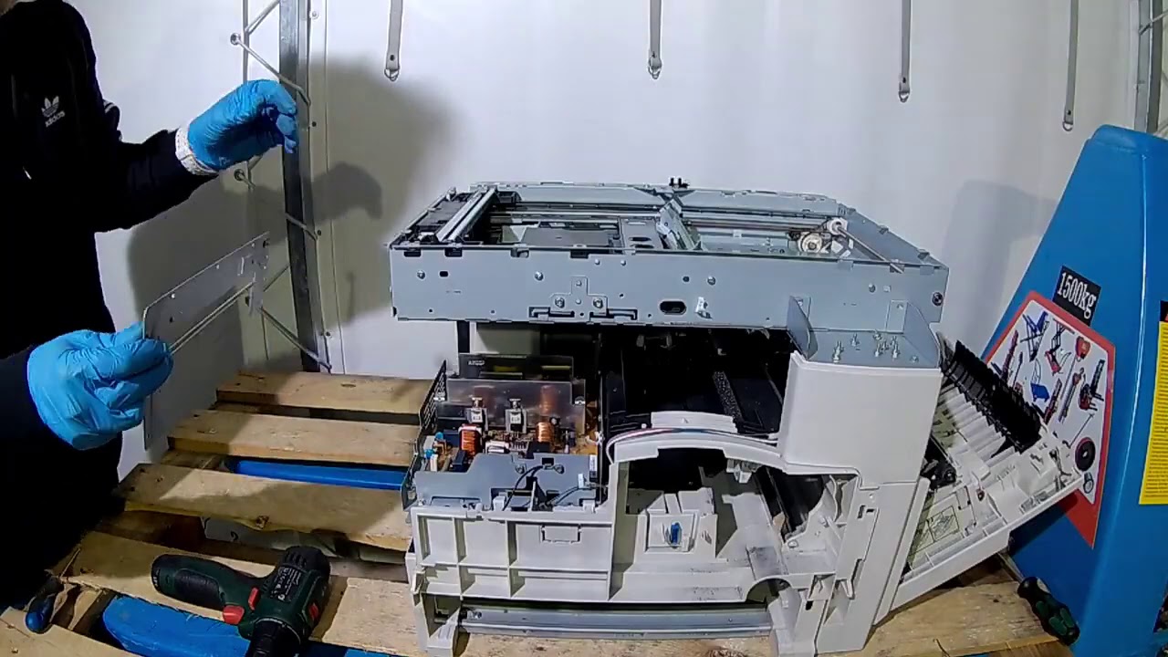 Reconstruction of the copier Ricoh MP201 - YouTube