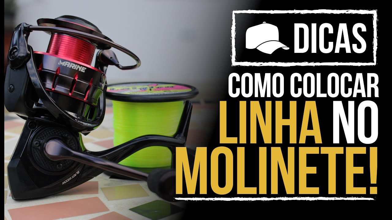 COMO COLOCAR LINHA NO MOLINETE (DICA) - YouTube