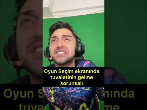 Oyunda seçim yaparken tuvaletinin gelmesi #shorts