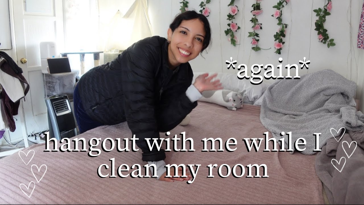 hangout with me while I clean my room *again* 🧸 || Aliah Martinez - YouTube