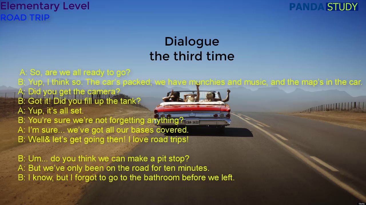 learning English | podcast | elementary | road trip - YouTube