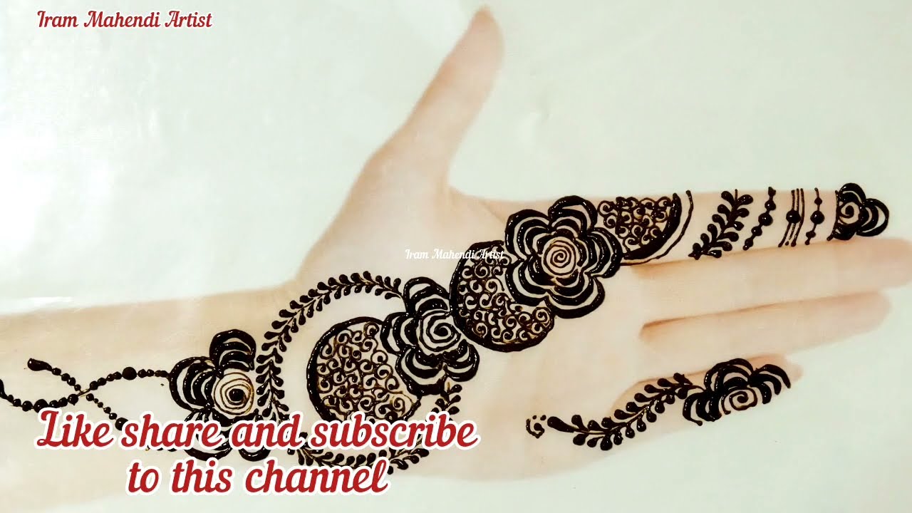 Girlish mehendi designs|| cute mehendi design #cute #mehndi #easymehndi ...
