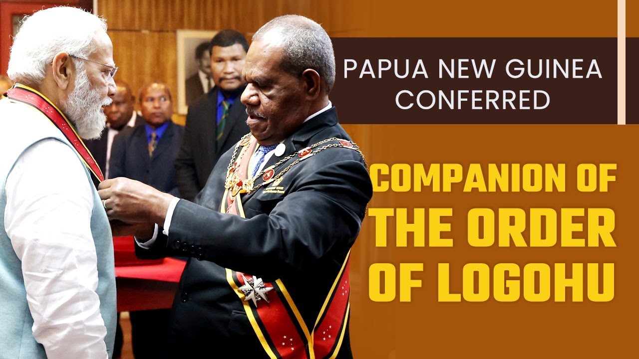 Papua New Guinea conferred, 'Companion of the Order of Logohu' to PM ...