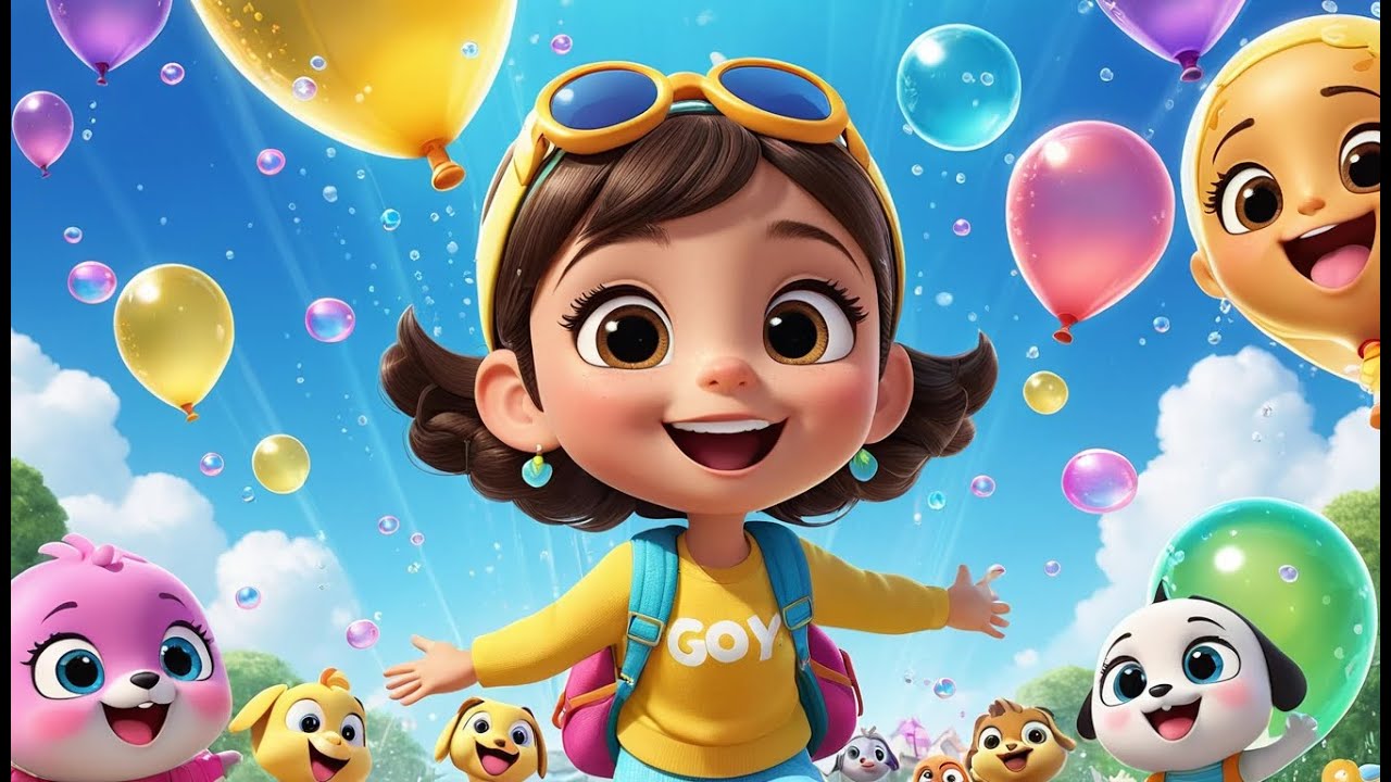 Magic Bubble World with Zoey – Pop Pop Go! | Bubble Adventure Song for ...