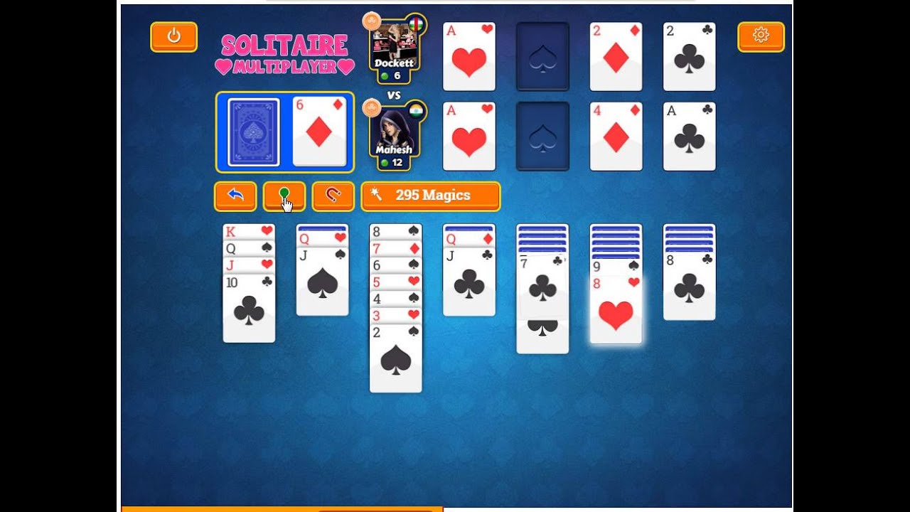 How To Play Tournament - Solitaire Multiplayer - YouTube