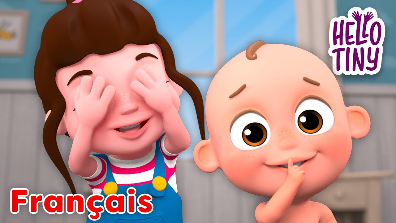 🍼 Hello Tiny en Français 🙈 Peek-a-boo! 🤪 Chansons pour enfants 🎵 - YouTube