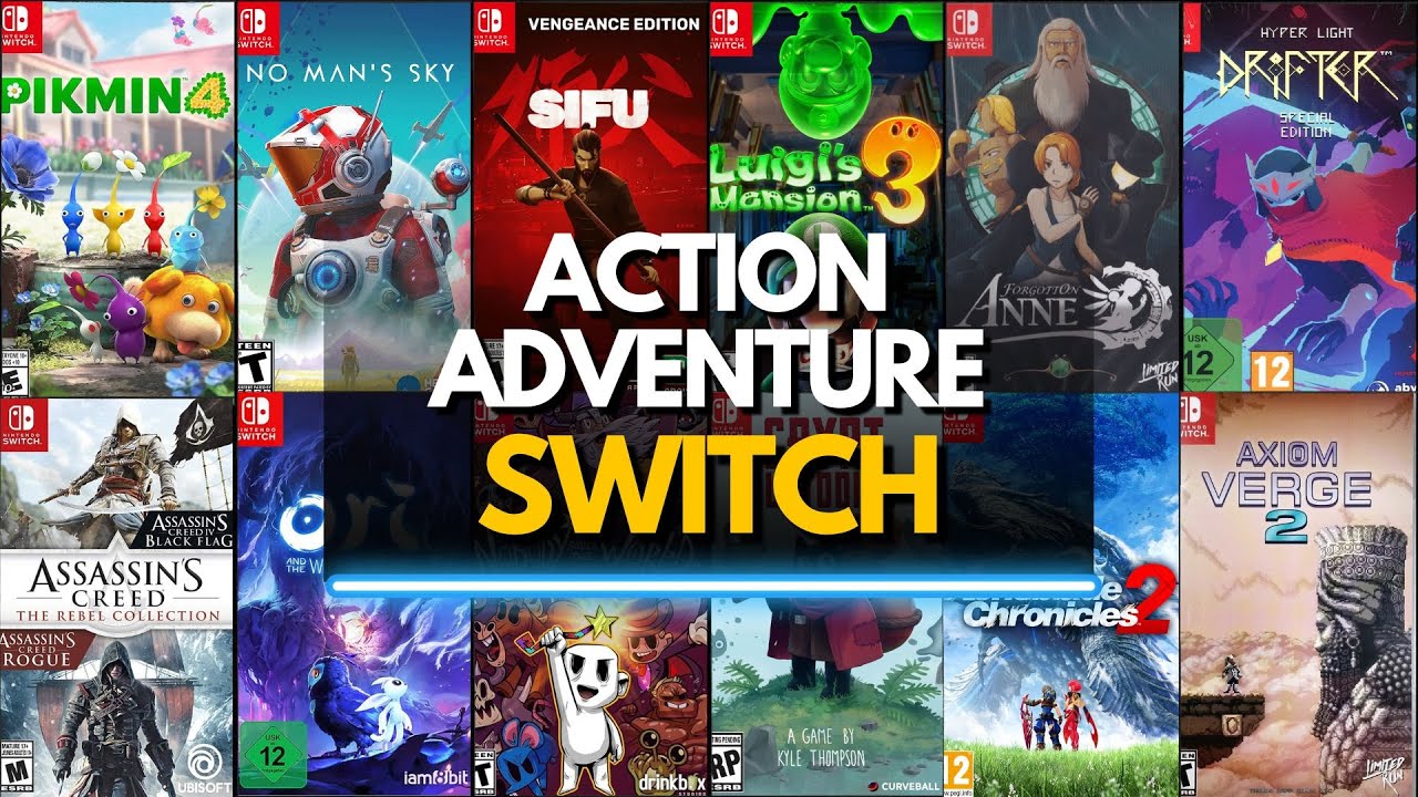 TOP 35 Best Action Adventure Games on Nintendo Switch (2025) - YouTube