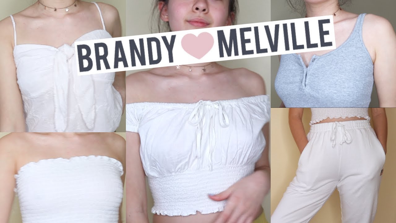 SUMMER/SPRING TRY-ON HAUL 2018 (BRANDY MELVILLE) - YouTube
