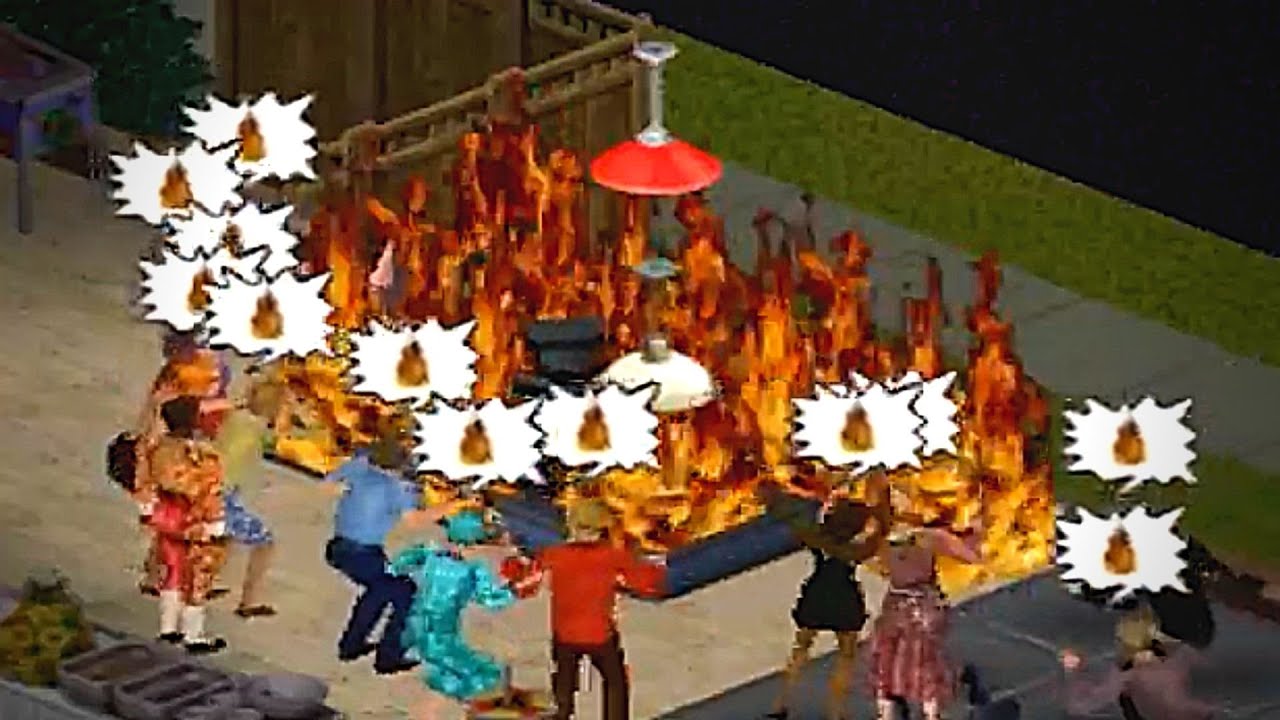 How To Quickly Incinerate Your Entire Sims 1 Neighborhood - YouTube