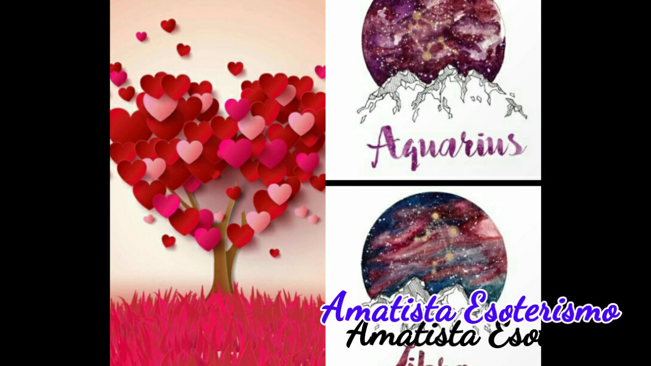 Compatibilidad Acuario - Libra o Libra - Acuario ♎💞♒ - YouTube