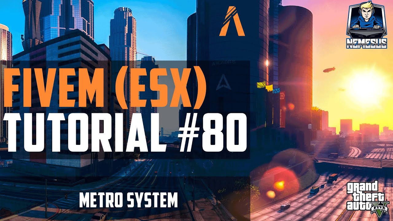FiveM ESX Tutorial #80 - Metro System [Roleplay] [GTA 5] [Deutsch ...