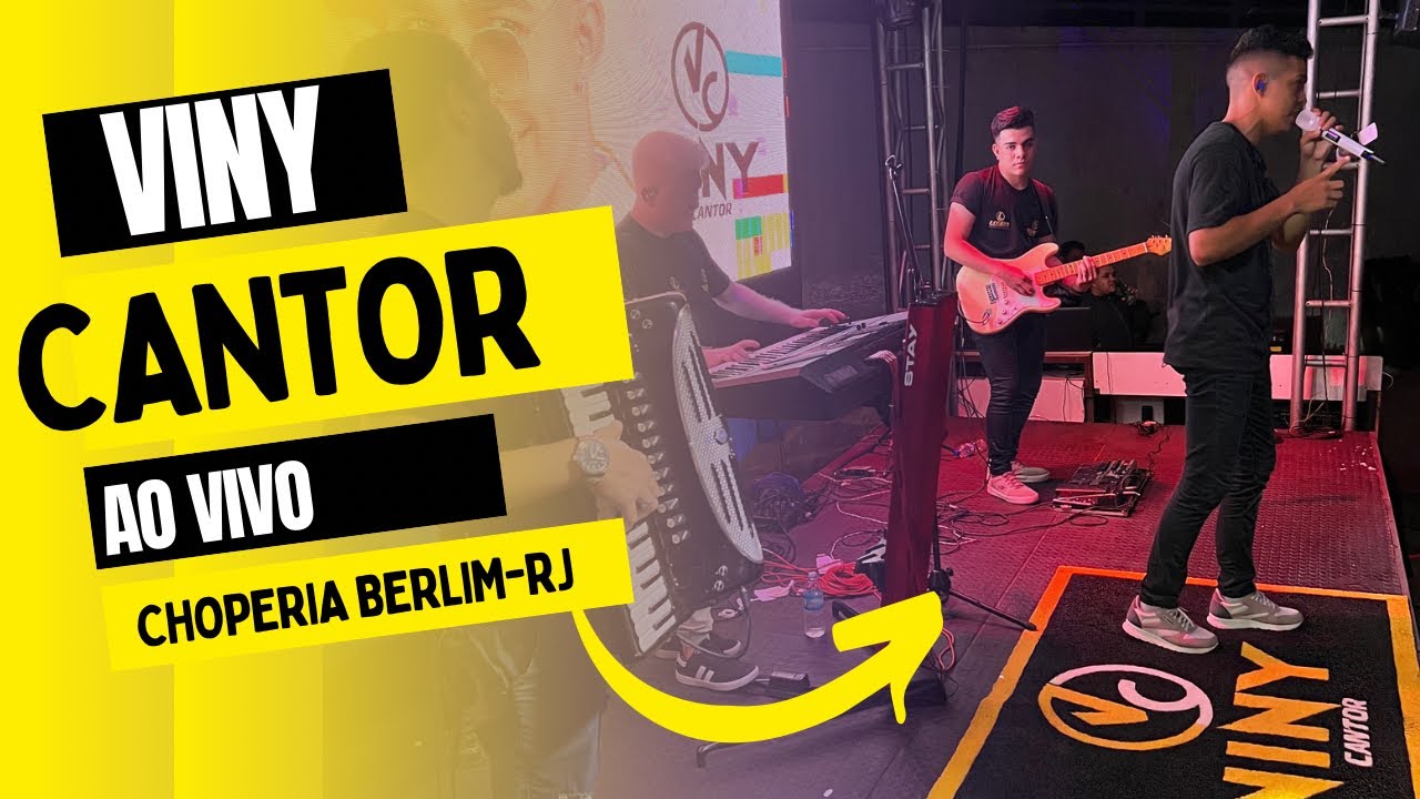 VINY CANTOR AO VIVO NA CHOPERIA BERLIM-RJ 10/06/2023 - YouTube