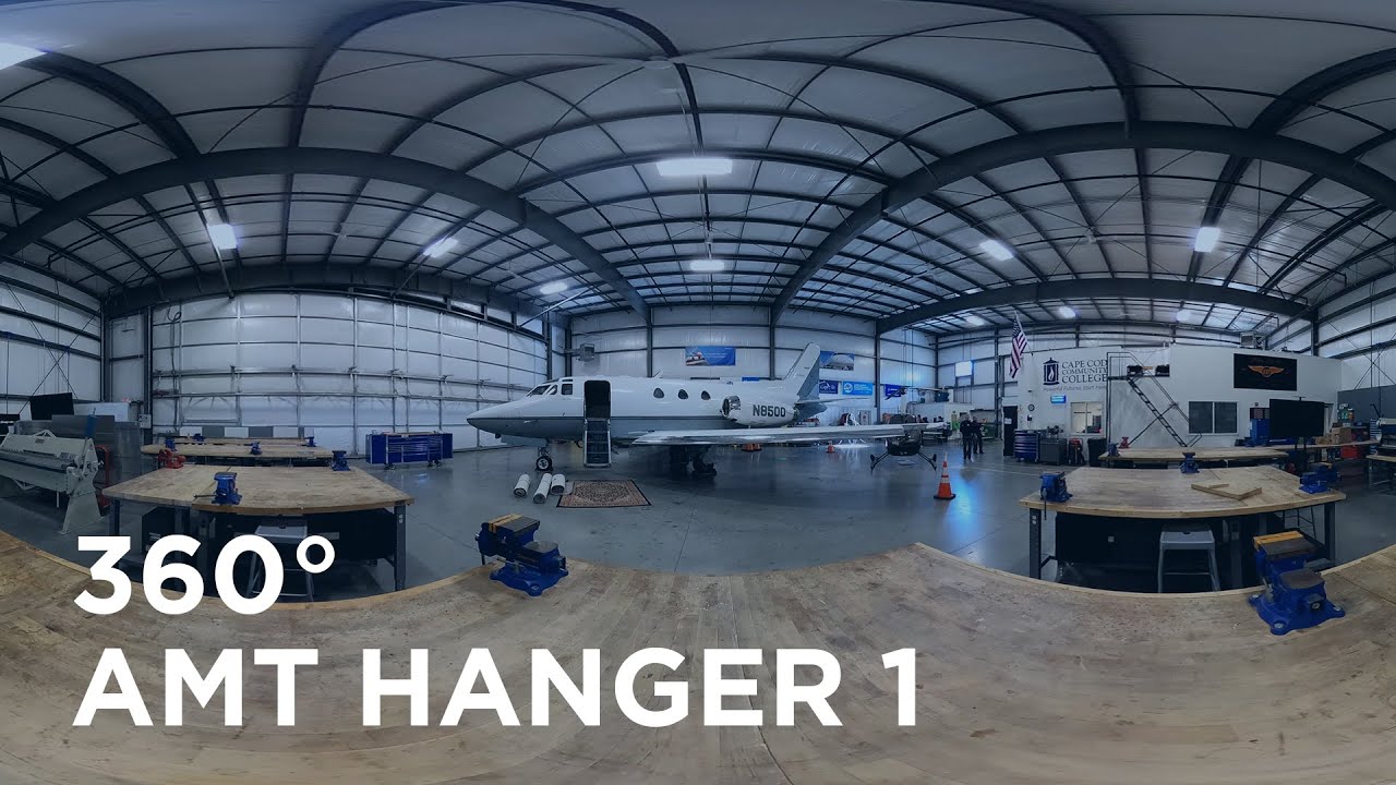 360° Aviation Maintenance Technology Hanger 1 - YouTube