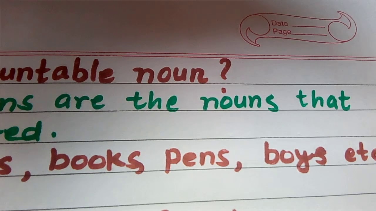 Class 6 l English Grammar l Noun and its type l Day 1 - YouTube