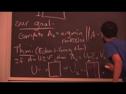 Algorithms for Big Data (COMPSCI 229r), Lecture 18 - YouTube