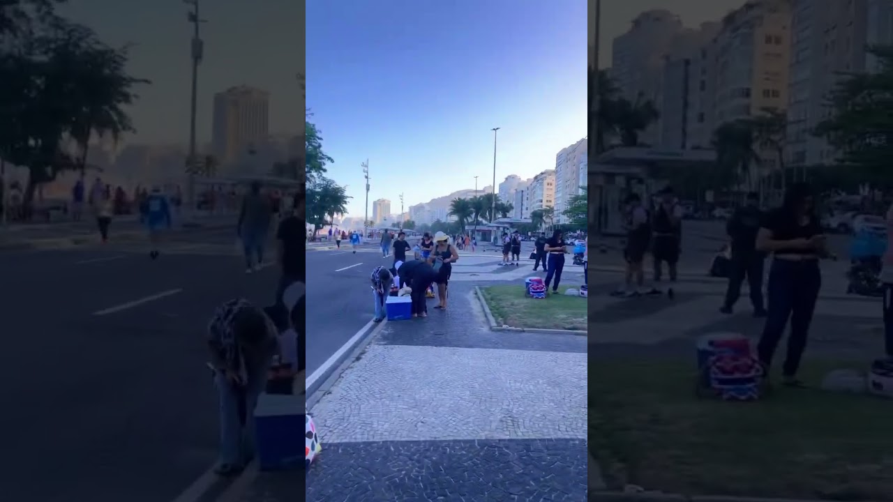 Walking on the beach in Brazil Rio - YouTube