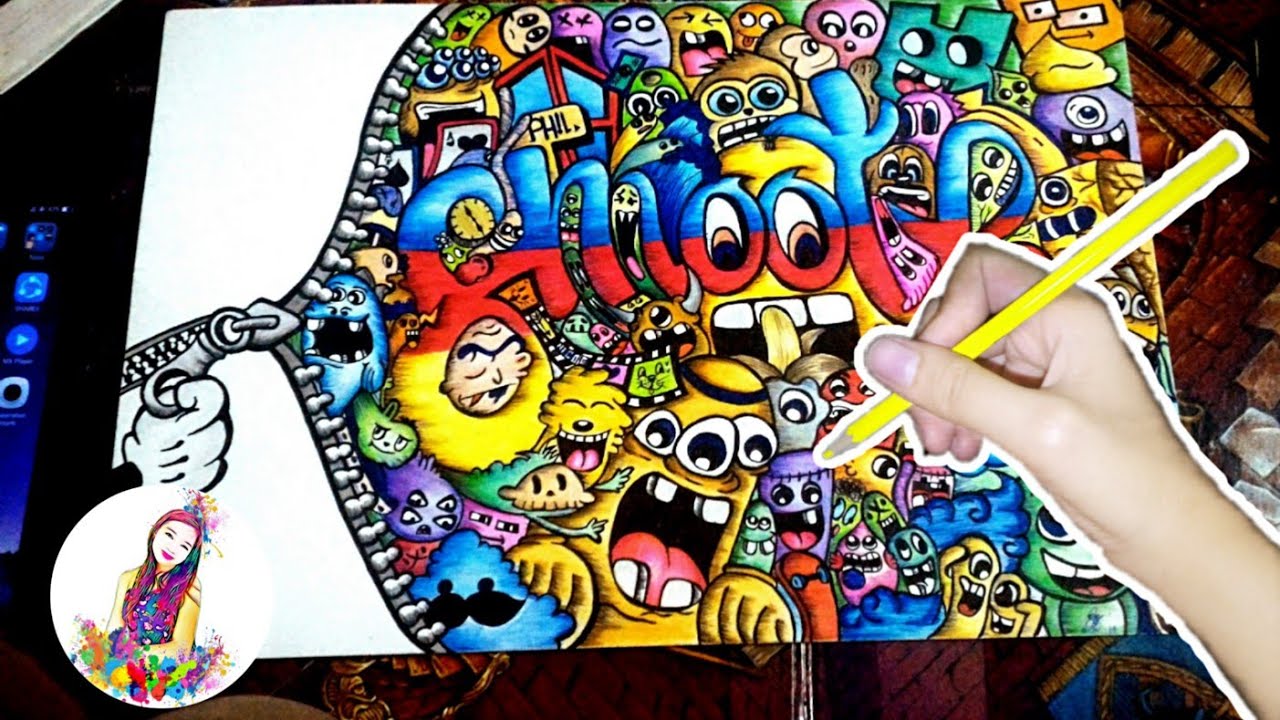 Zipper Doodle - YouTube