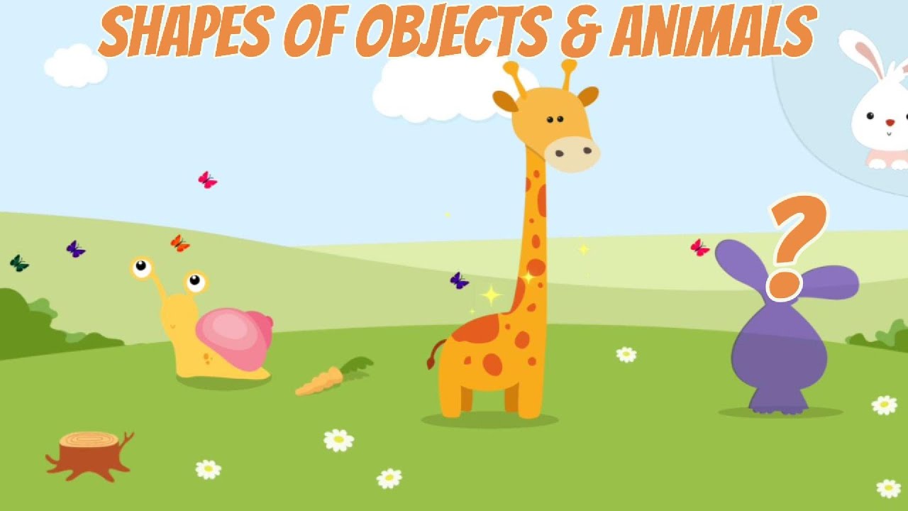 Learning Shapes of Objects & Animals for Kids | Fun & Educational Video ...