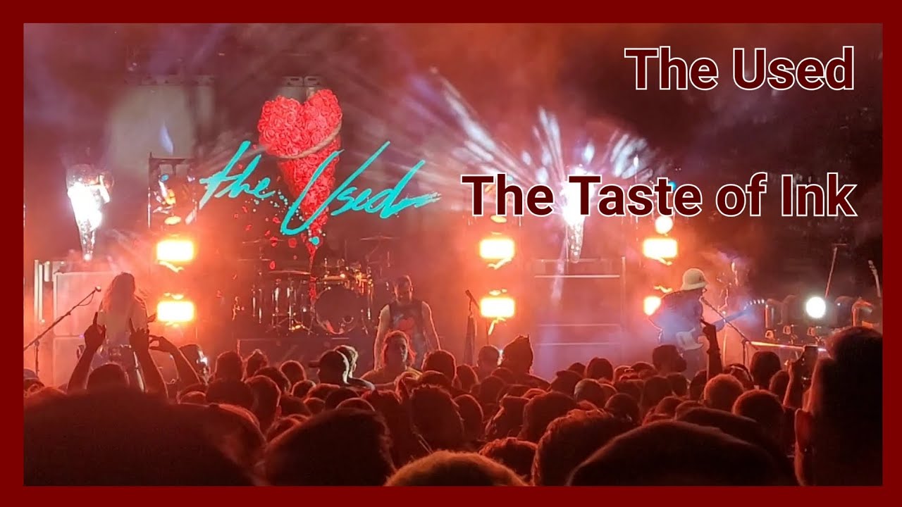 The Used - The Taste of Ink LIVE @ Mesa Amp 10/27/22 - YouTube