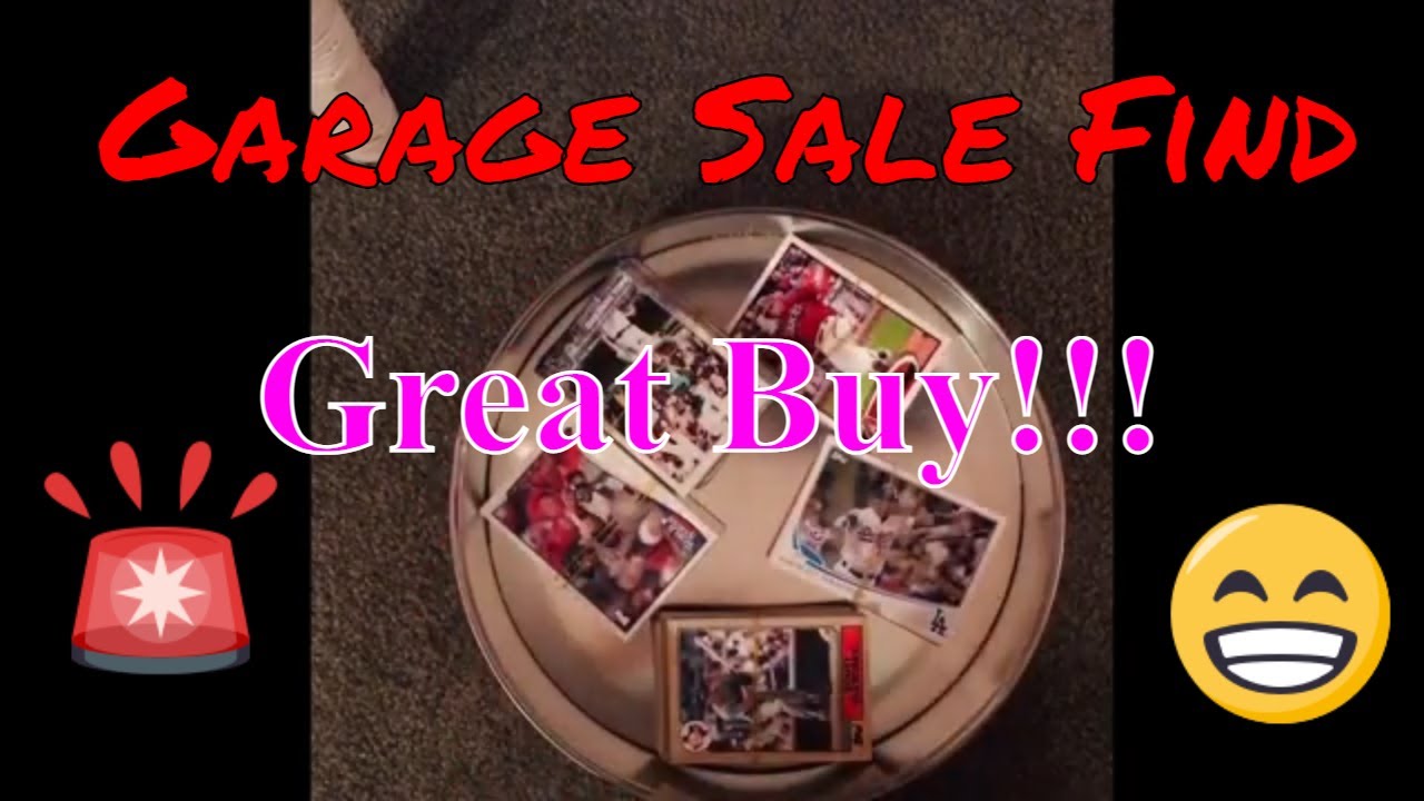 AMAZING garage sale finds!! - YouTube