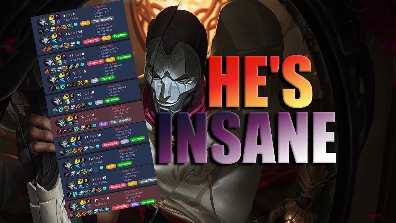 EVERY JHIN GAME IS AN MVP / MASTER S14 - YouTube
