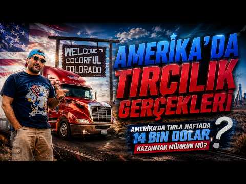 Amerika'da Tırla Haftada 14 Bin Dolar Kazanmak Mümkün mü? 🚛 Amerika'da Tırcılık Gerçekleri (Bölüm 2)