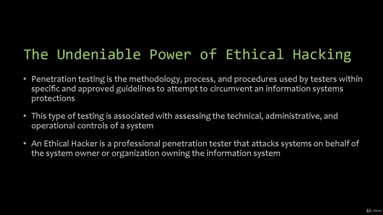 1 قوة القرصنة الأخلاقية Ethical hacking Introduction - YouTube